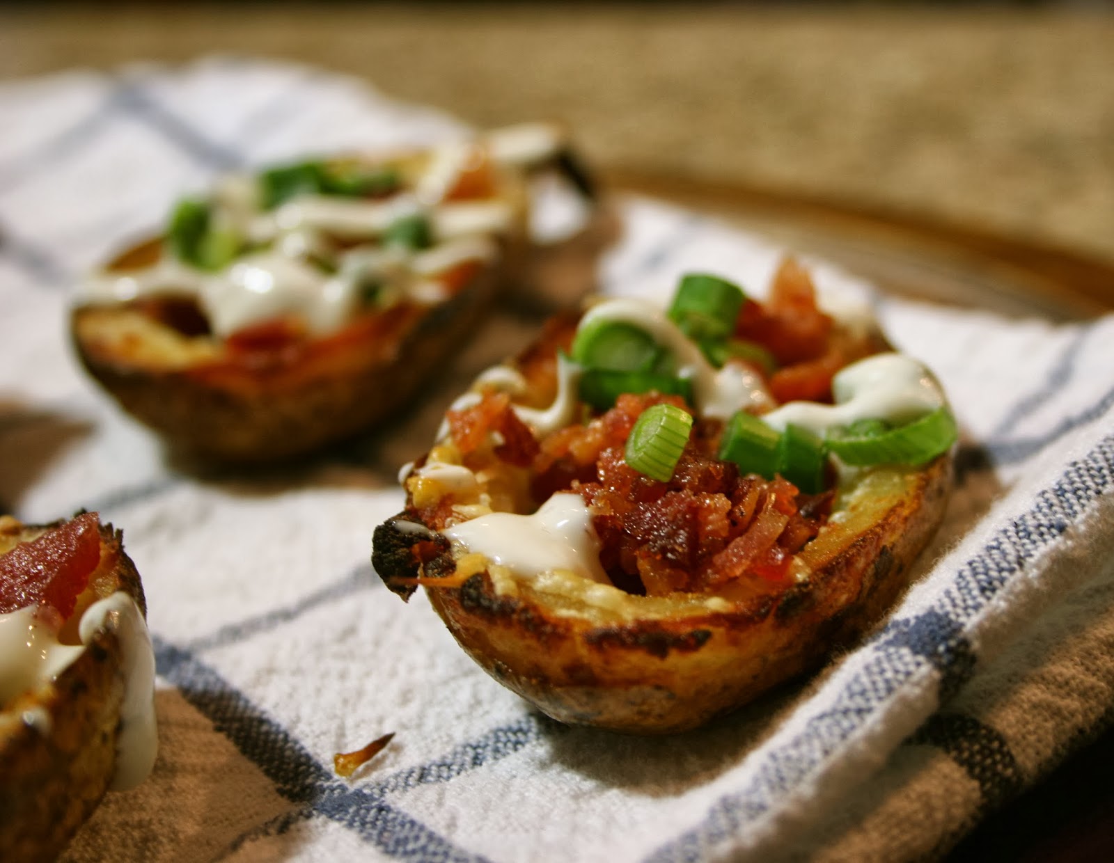 Just A Darling Life: Super Bowl Snacks: Parmesan Potato Skins
