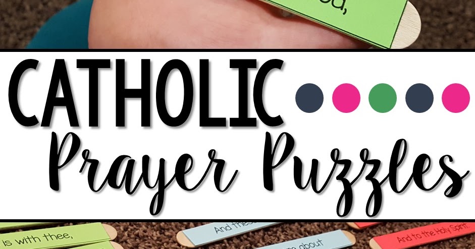 Catholic Prayer Puzzles | Sara J Creations