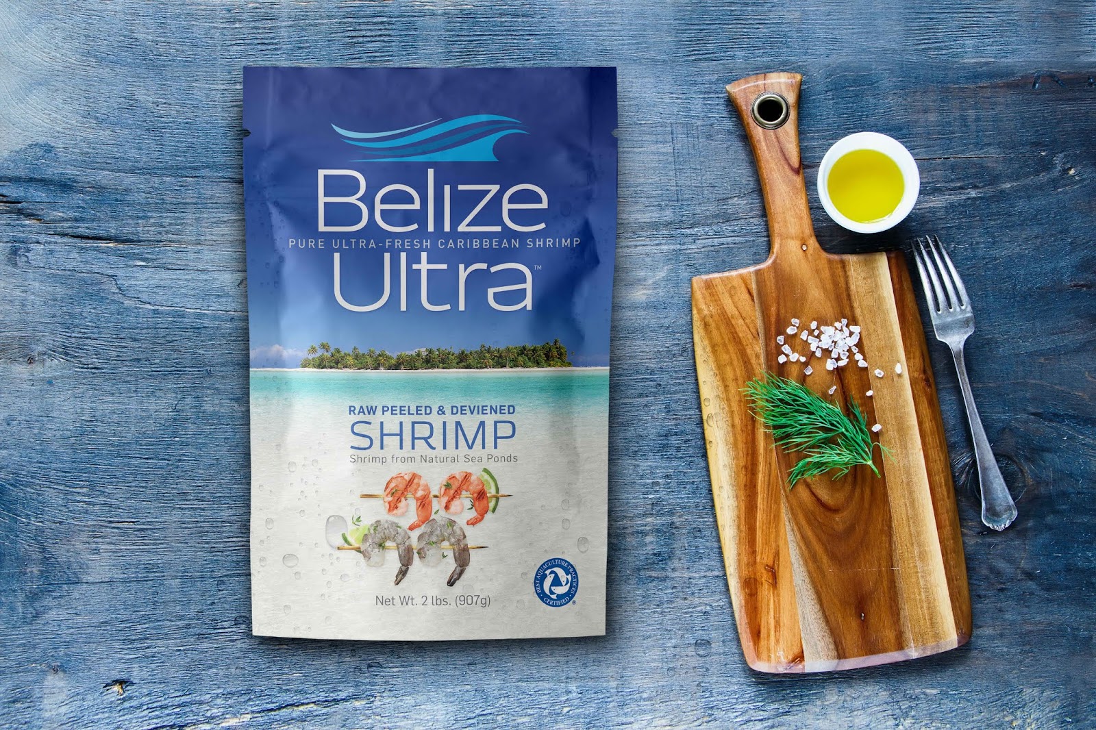 Ultra Organic Shrimp – Packaging Of The World
