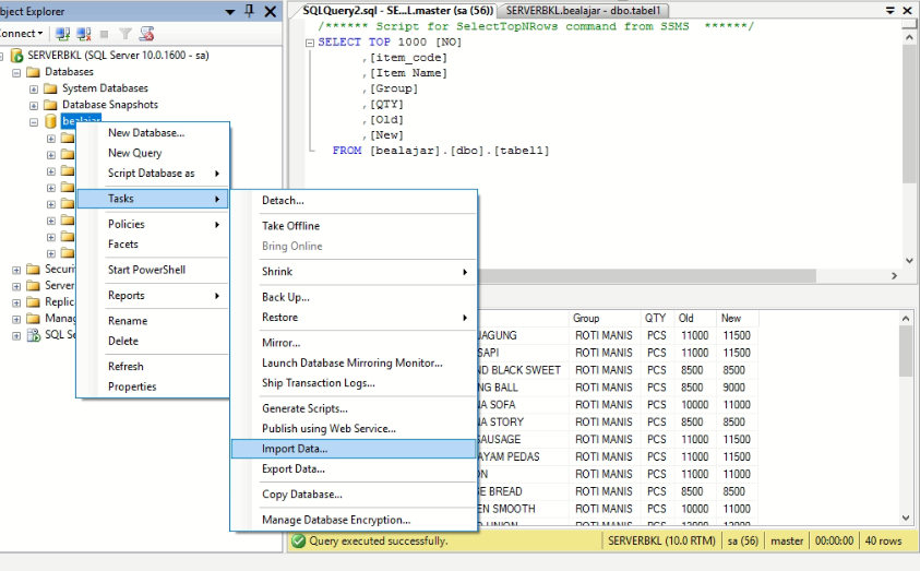 Cara Import File Excel Ke Sql Server Sumberkomputer