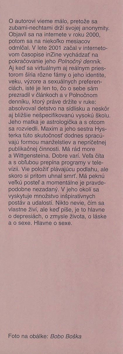 antikvariát STARÉ DOBRÉ: MATKIN, MAXIM E. - POLNOČNÝ DENNÍK