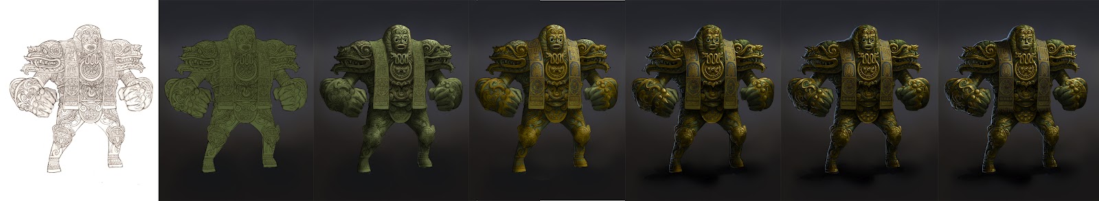 Aztec Golem by Dan Warren : r/ImaginaryMonsters