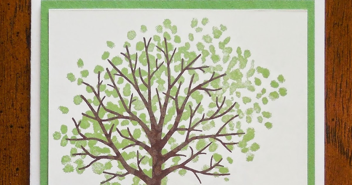 StampLadyKatie.com: Sheltering Tree with a little Rock and Roll Shading