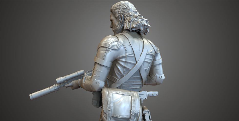 Metal Gear - Big Boss 3D Model | Static | 3D Printing Designs