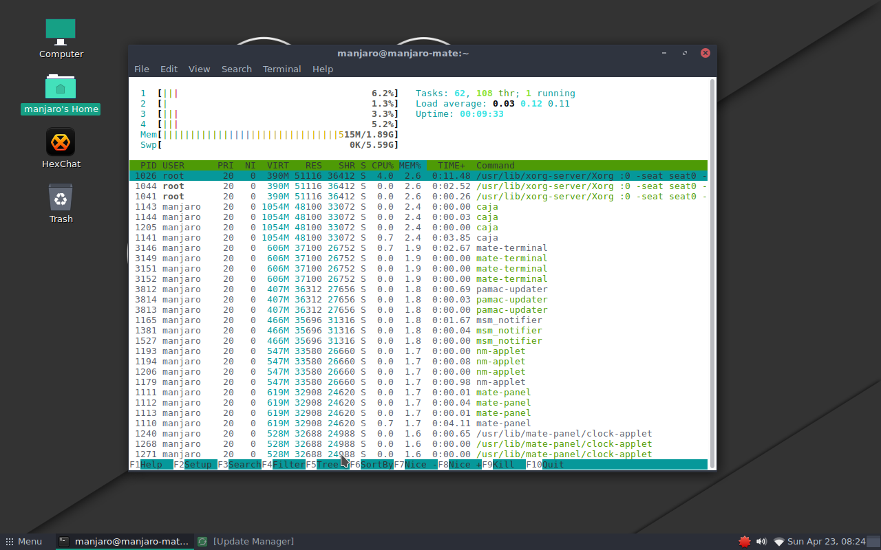 Manjaro MATE 17.0 screenshots - DistroScreens