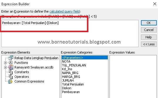 Cara Membuat Query Jenis Query Design Secara Sederhana dan Mudah - Borneotutorials.blogspot.com