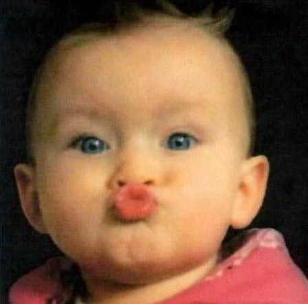 Imagenes bebés dando besos - Imagui