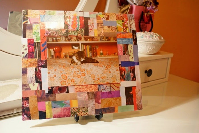 DIY PATCHWORK FRAME - Francine's Place Blog