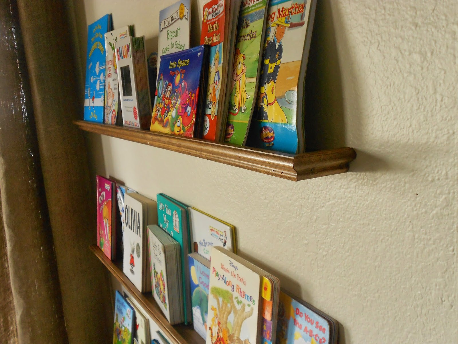 OAK HOUSE DESIGN CO.: DIY Book Ledges-A Tweaked Tutorial