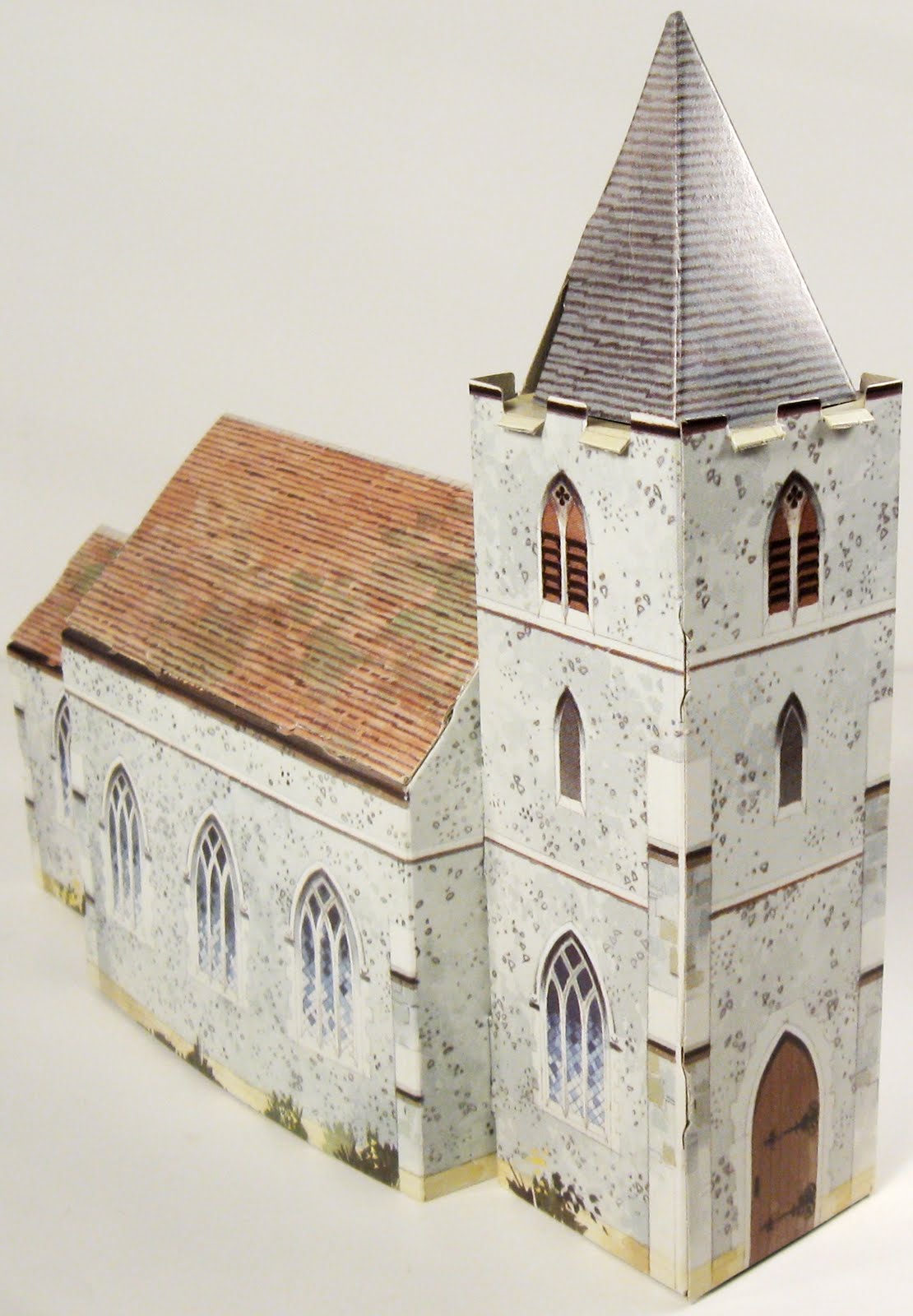 Toys and Stuff: Kellogg's UK Paper Village - Village Church Built Up