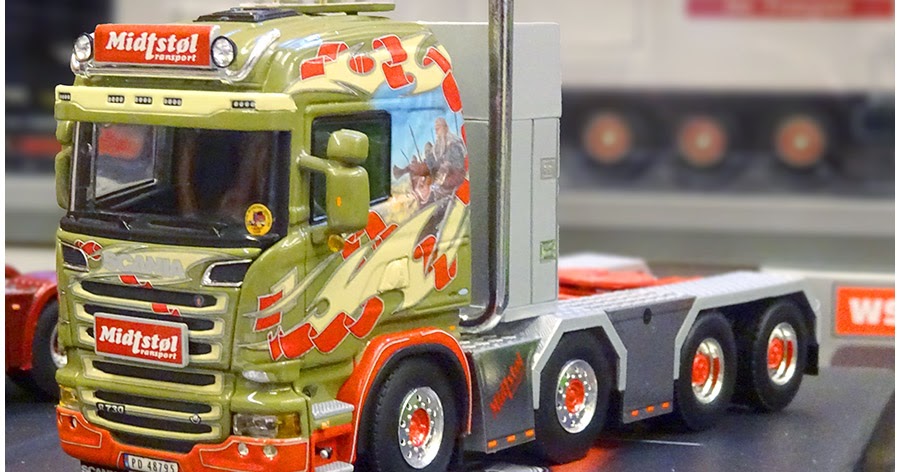 SCANIA: Scania R730 V8 Midtstøl Transport (WSI model)