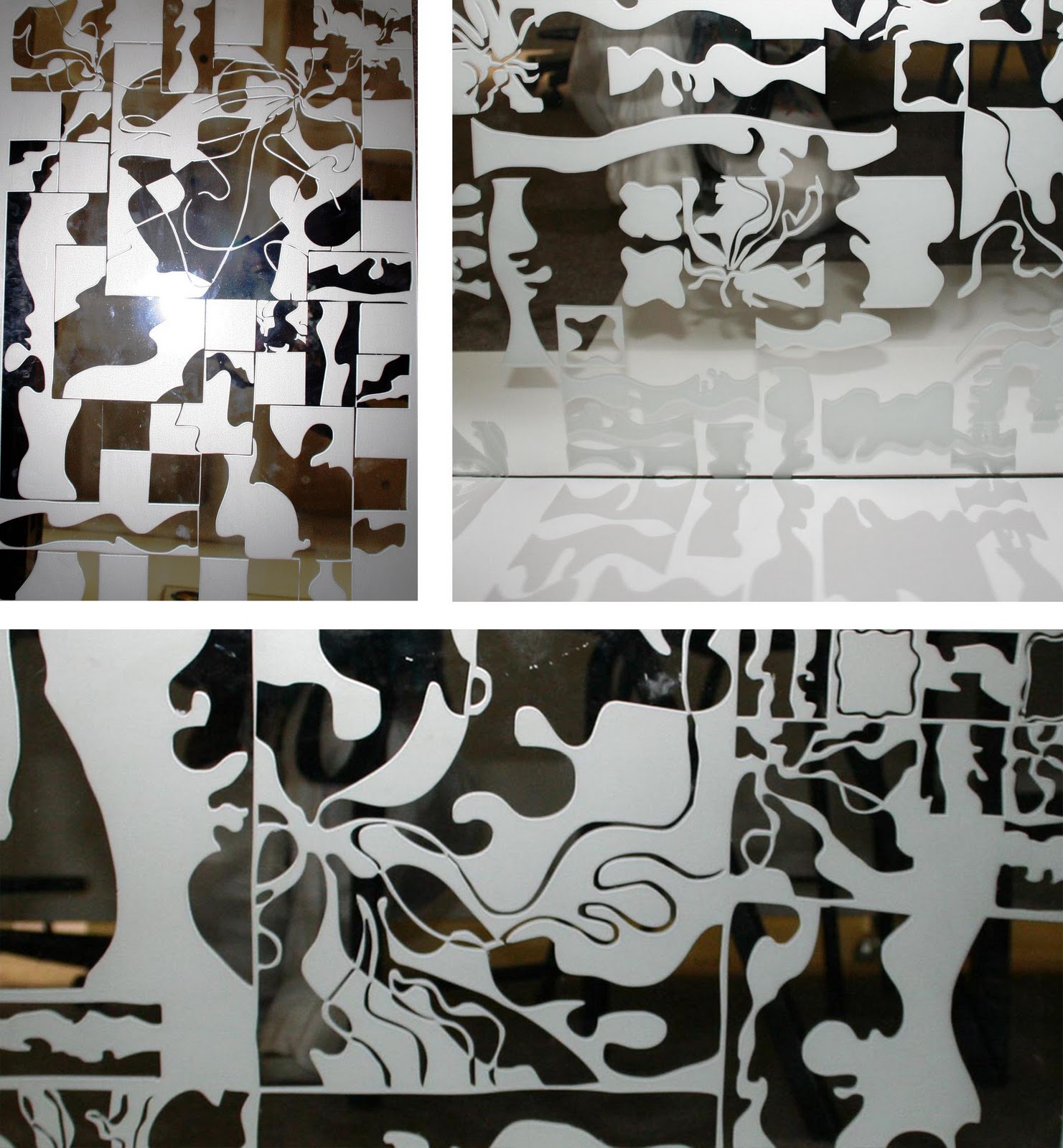 Furniture And Interior Sand Blasting Glass