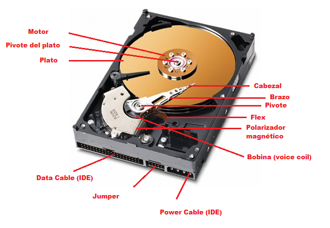 GBI PEDAGOGIA: DISCO DURO Y SUS PARTES