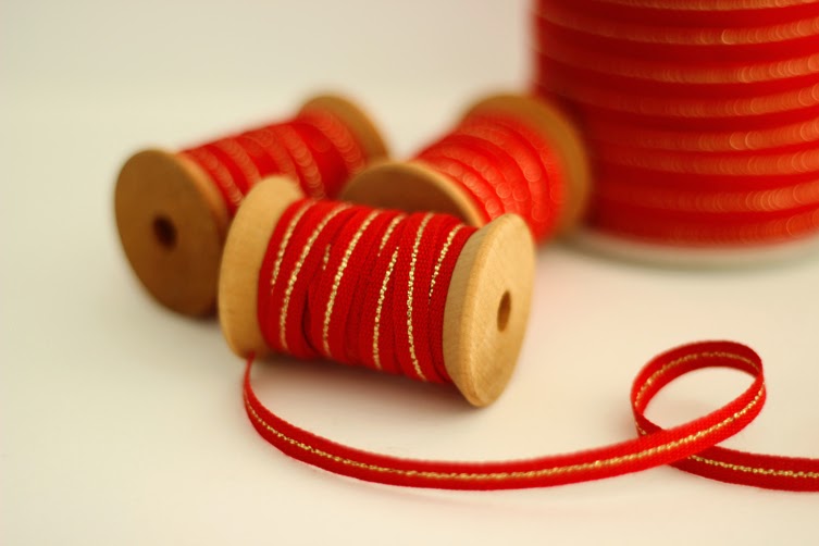 edizioni: Metallic Loose weave ribbon