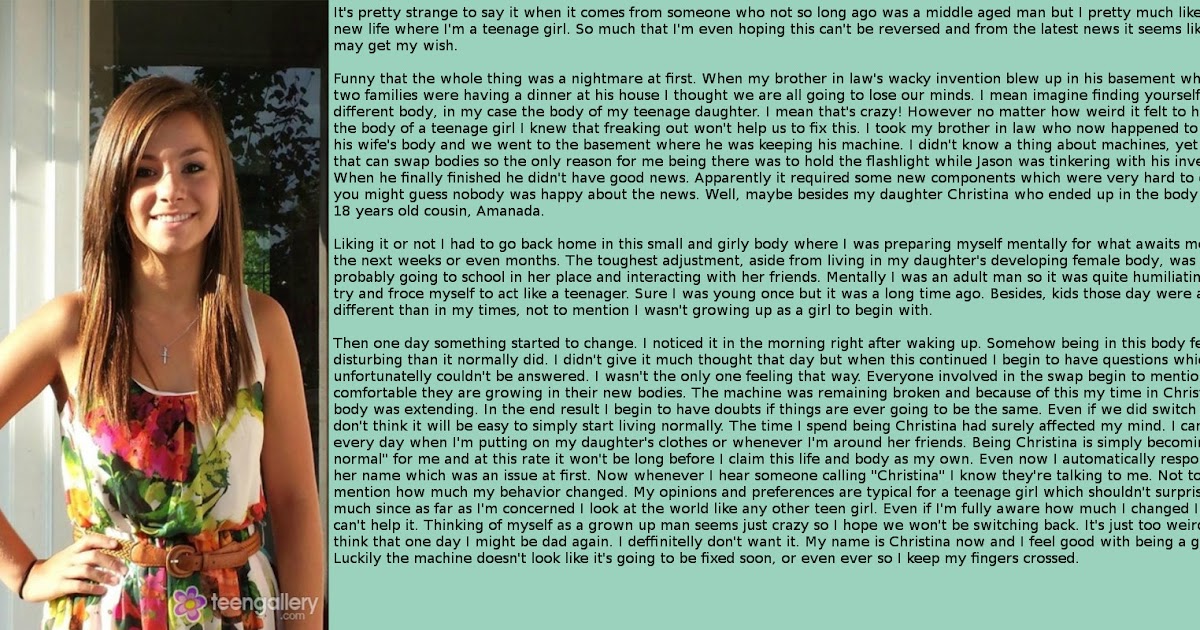 Marti's tg captions: Don't want to go back