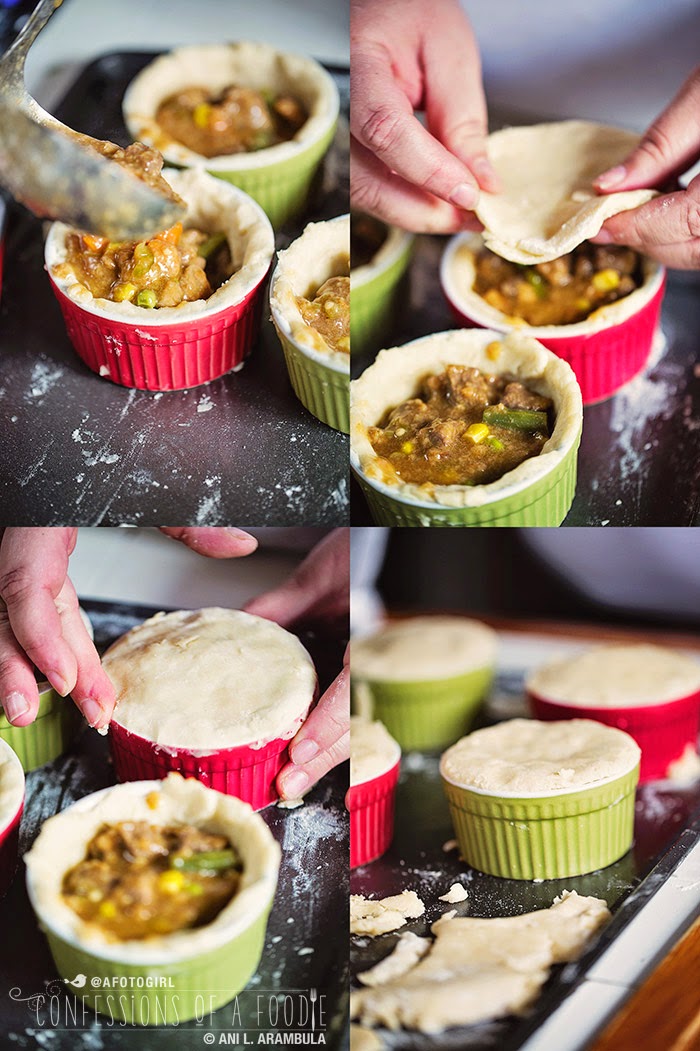 Debbie's Steak & Veggie Mini Pot Pies { recipe }