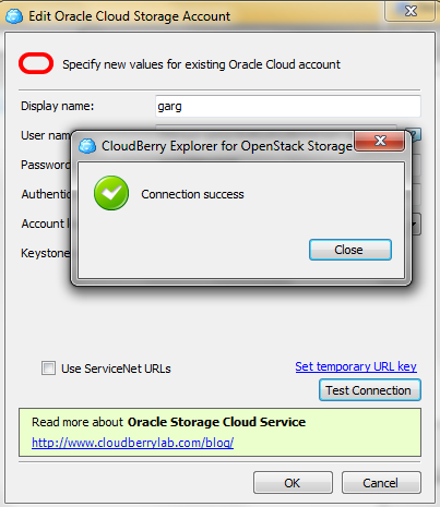 SOA Cloud - Create Oracle Storage Cloud Service Container - Oracle Fusion Middleware Blog
