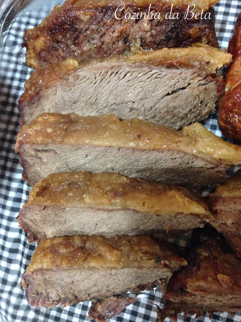 Cozinha da Beta: Picanha assada com sal grosso