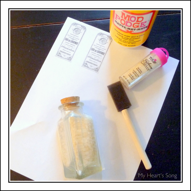 Eau De Lavande - Mod Podge Tutorial