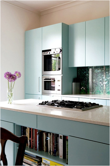 Key Interiors by Shinay: Color Crush-Blue and Green Kitchens