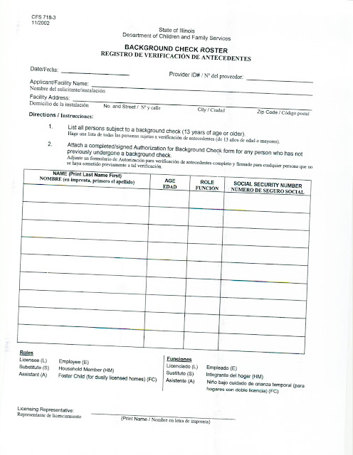 The Child Care Network of Lake County: Background check roster ...