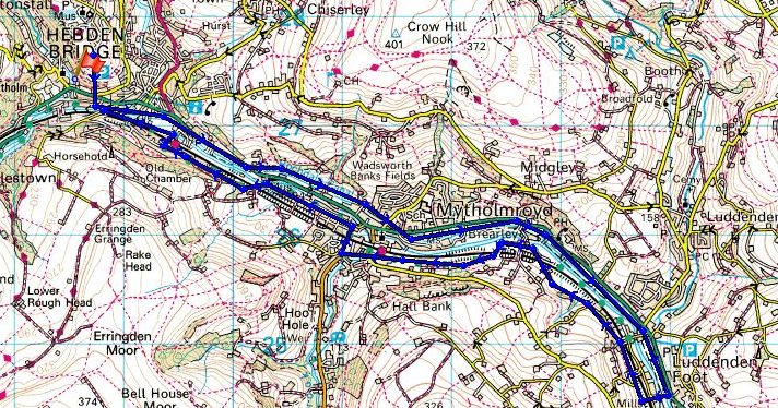H T Fell Walking Club: 'C' Walk from Hebden Bridge 2017