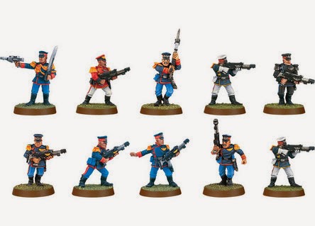 Defenders of the Cadian Gate: Imperial Guard through the ages