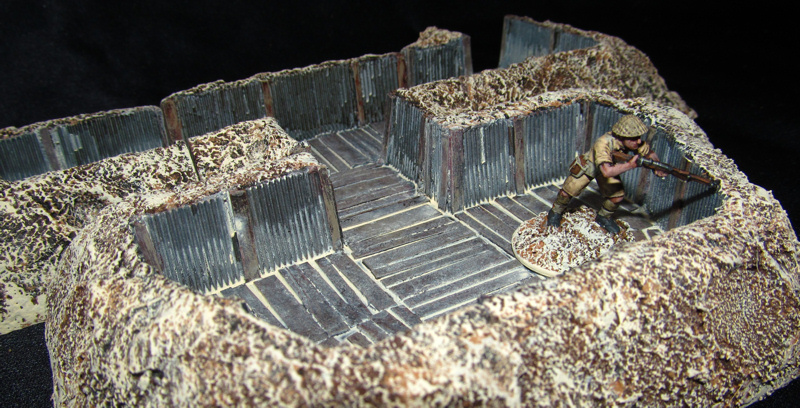 Drunken Samurai Painting Blog: 28mm Desert Trenches