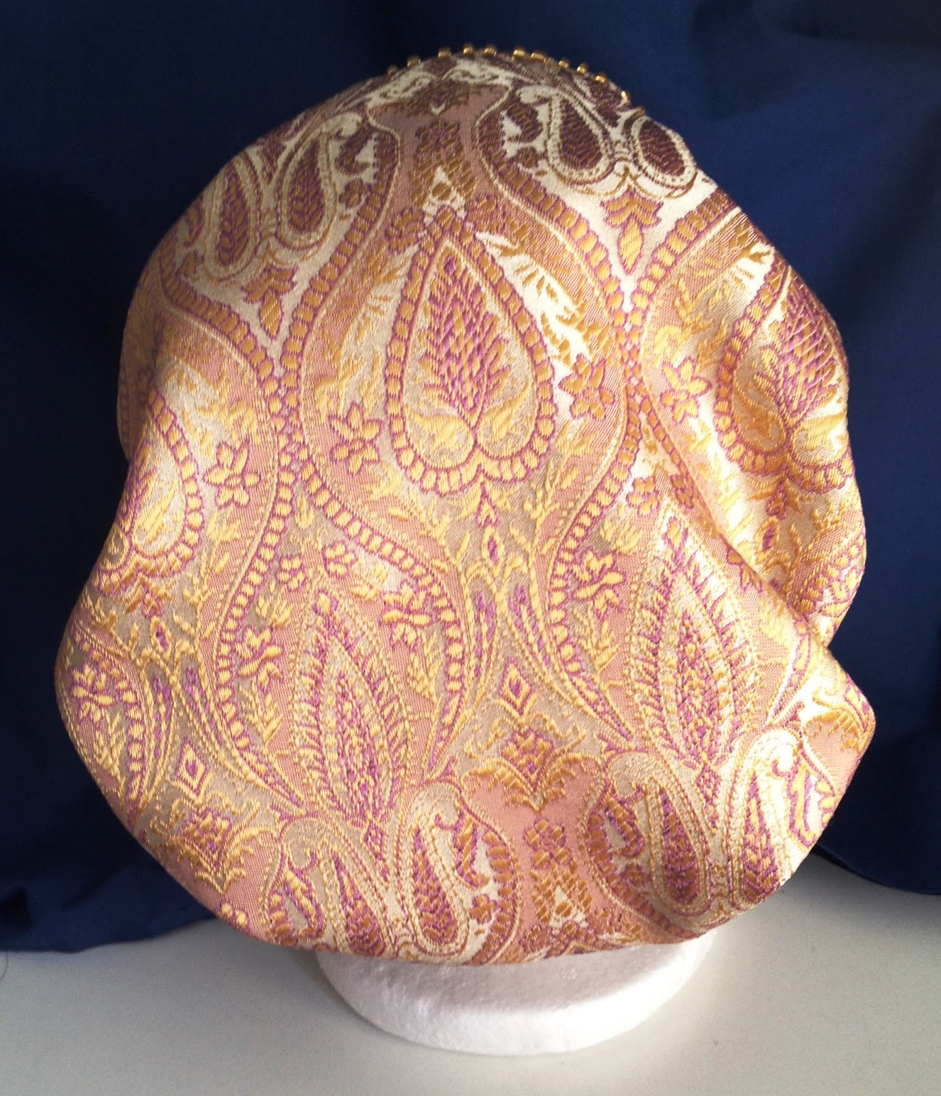 Broider Me 'Bethan: Gold caul or Scuffia