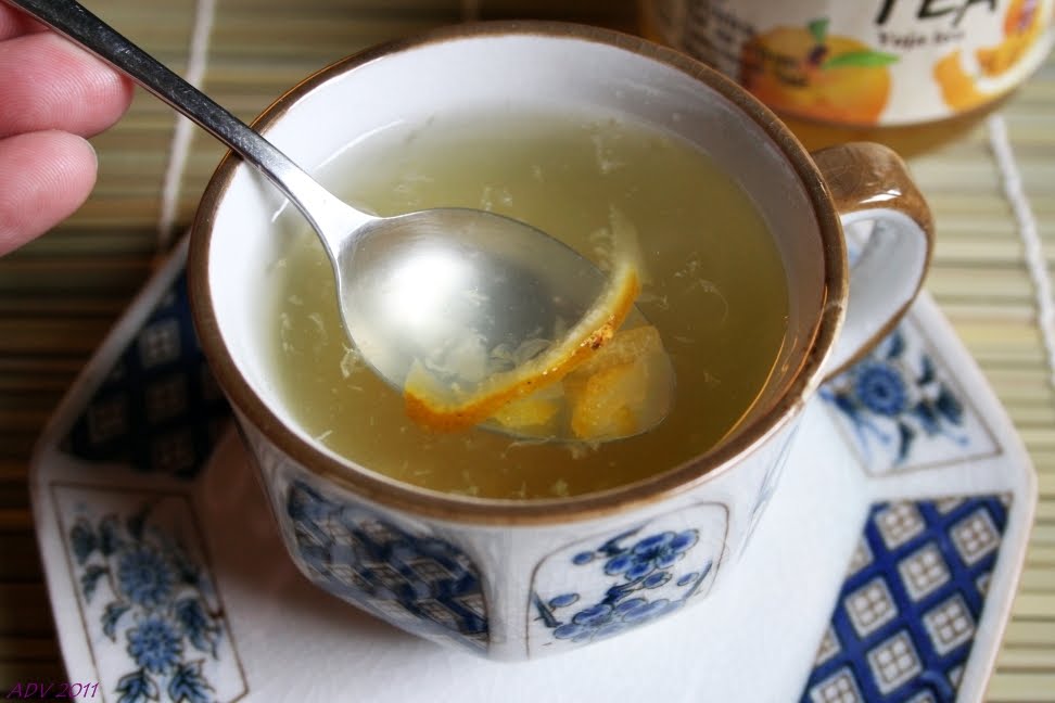 Chervil & Miso: yuzu tea