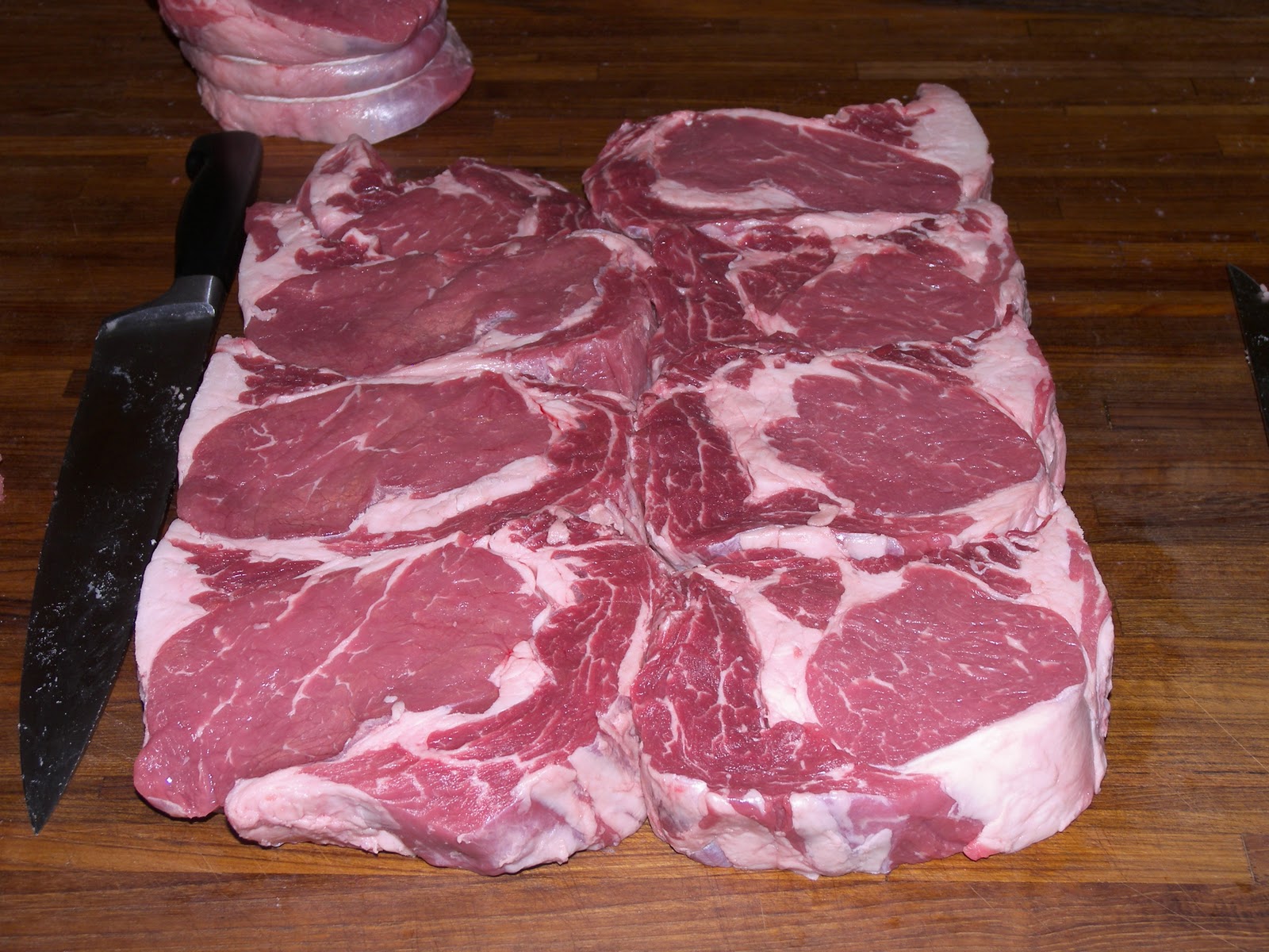 Cooking Delicious Food: Rib eye Steaks, Breaking down a whole rib eye roast
