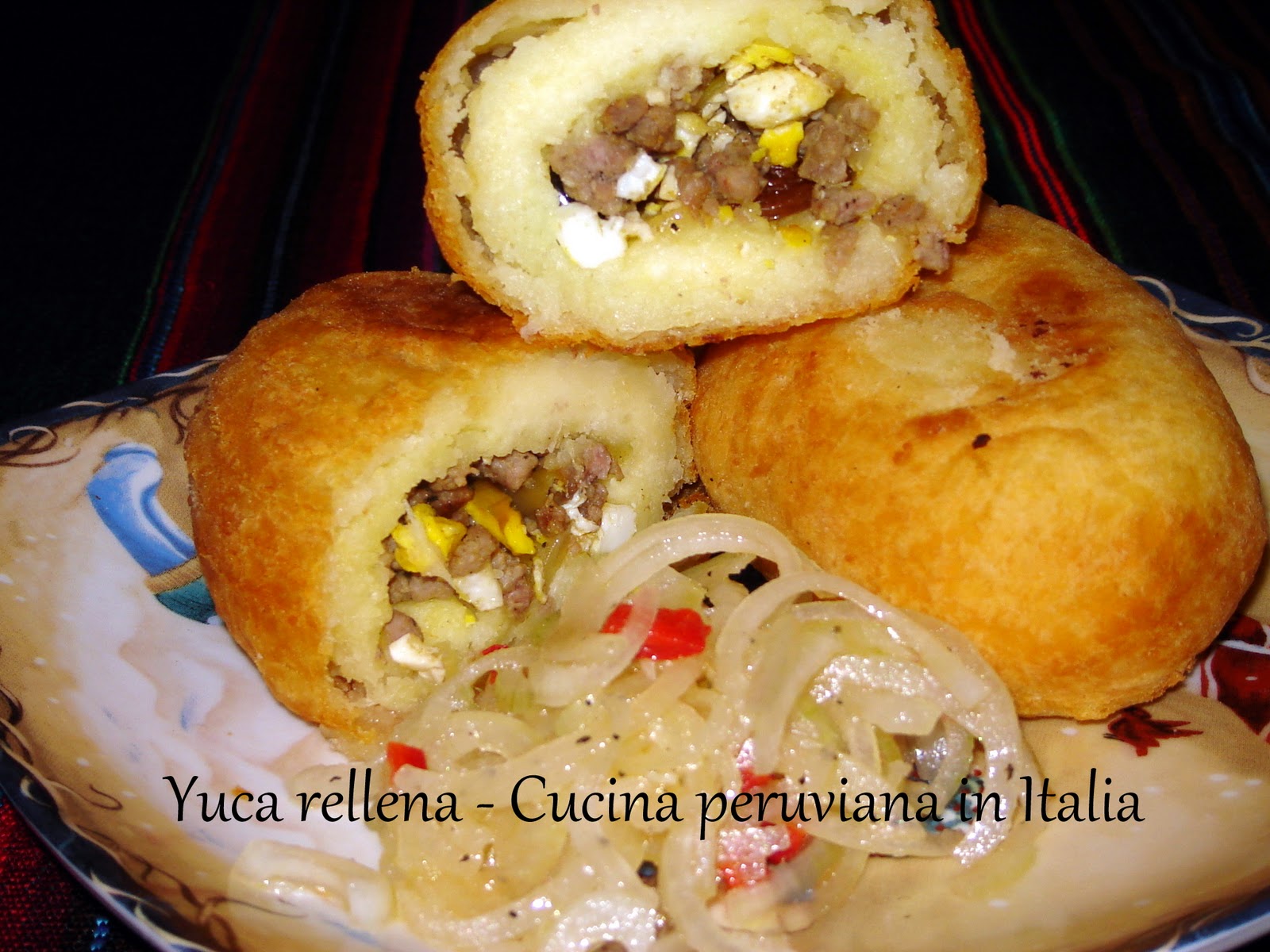 Cucina peruviana in Italia: Yuca rellena