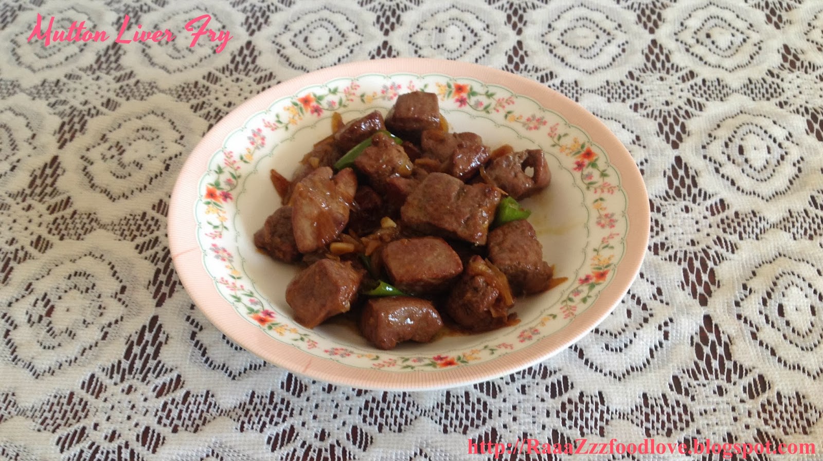The Recipes of India: Mutton Liver Fry / Bhuni Kaleji