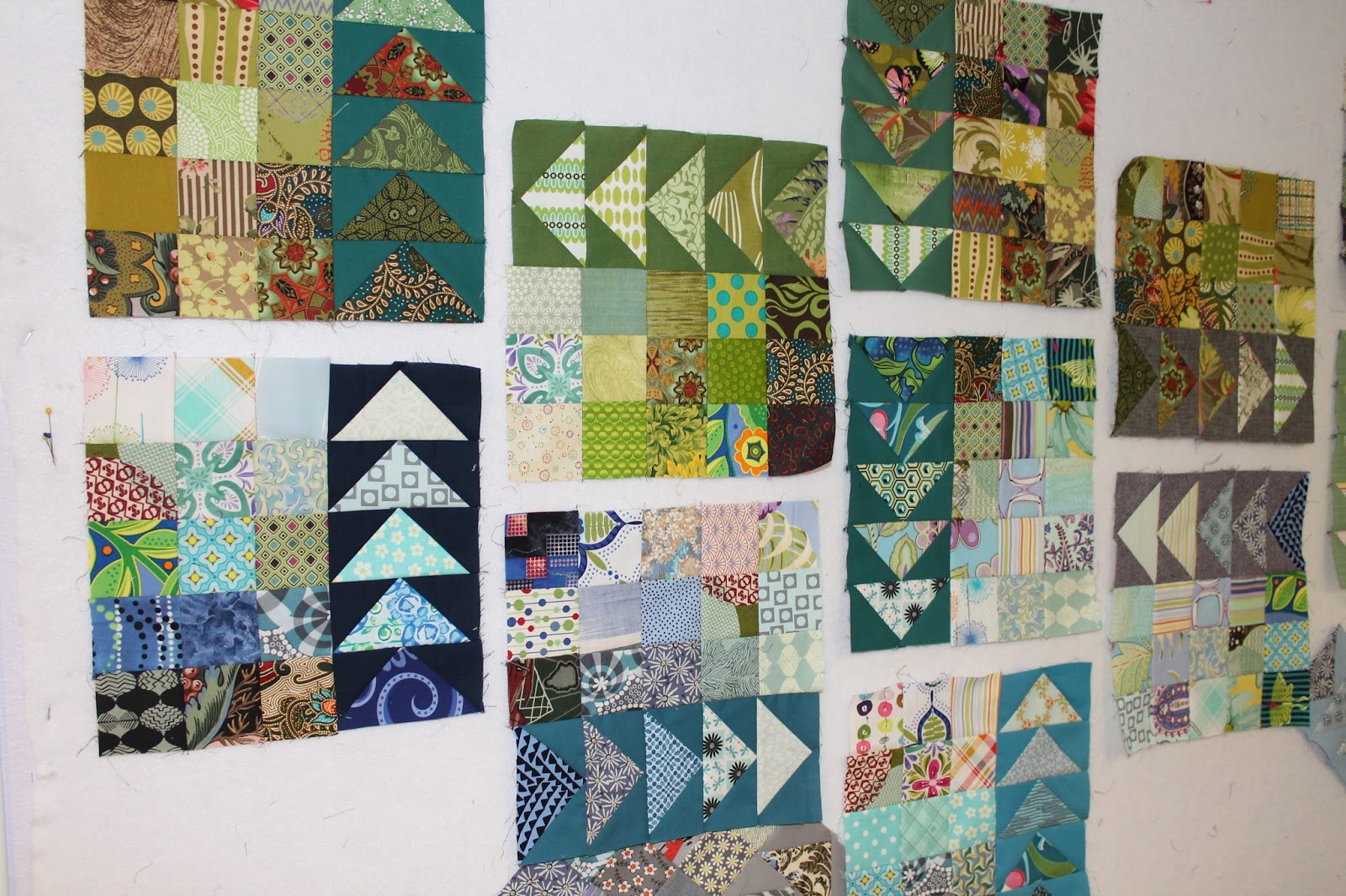 Quilting is more fun than Housework...: Oh Scrap! : Geese Migration