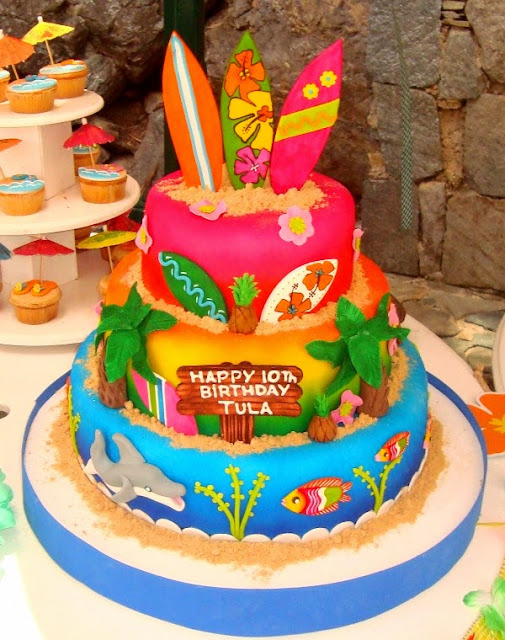 ARTE DULCE LORI: COMBO PLAYERO, TORTA, GELATINA, GALLETAS Y CUPCAKES ...