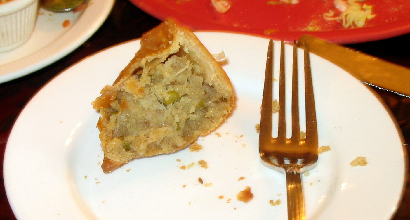 Now you see what those fried pockets contain! Deliciously scandalous!