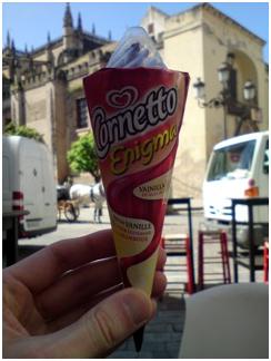 FOODSTUFF FINDS: Frigo Pie & Cornetto Enigma [Spain] [by @NLi10]