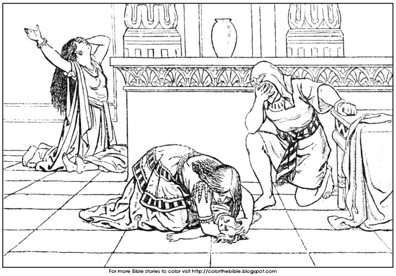 Deaths of The First Born | Color The Bible