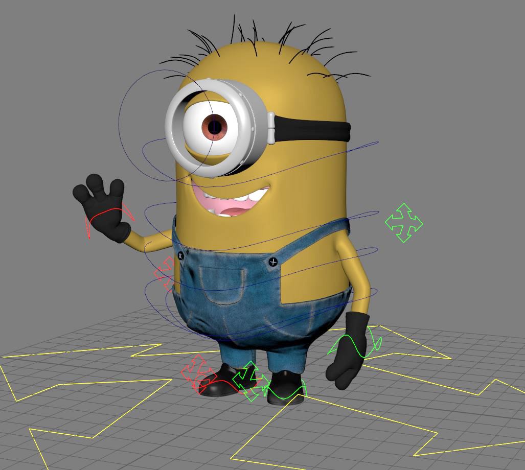 Escape Studios Animation Blog: Mike Davies - Rigging Smaug and The Minions