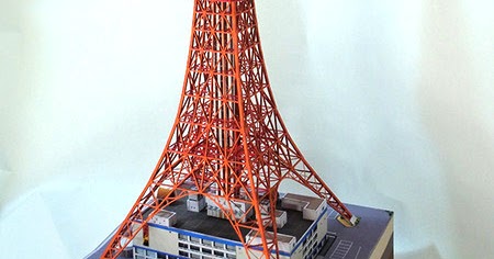 Tokyo Tower Paper Model | Paperized Crafts