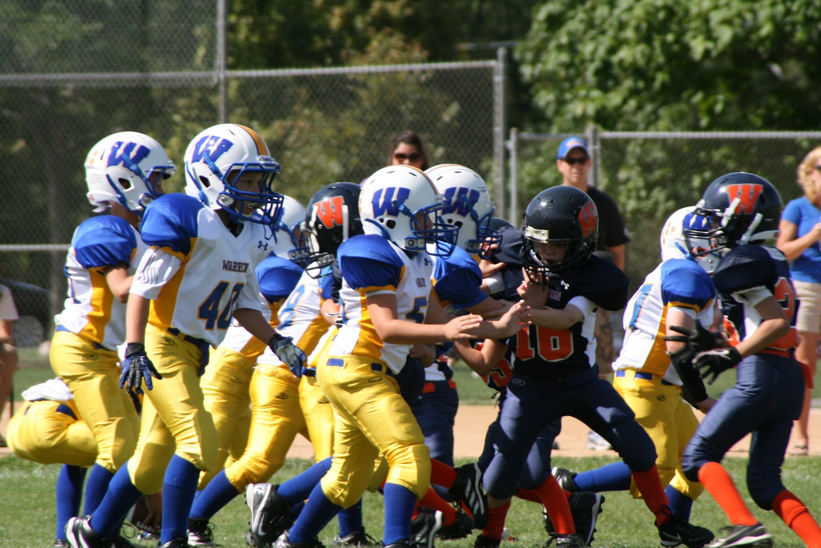 Wheaton Rams Team Black 73lbs: Wheaton Bowl vs. Warren