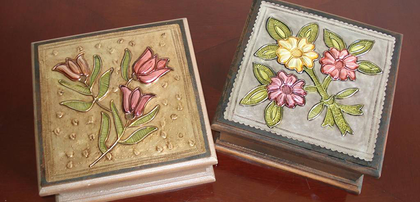 Marzua: Decorar el hogar con la elegante técnica del repujado