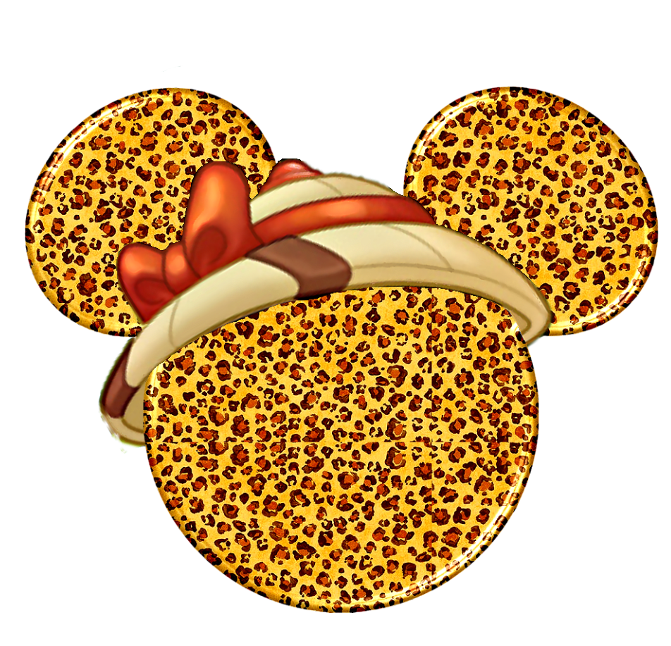 Mickey and Minnie Heads with Animal Prints. - Oh My Fiesta! in english