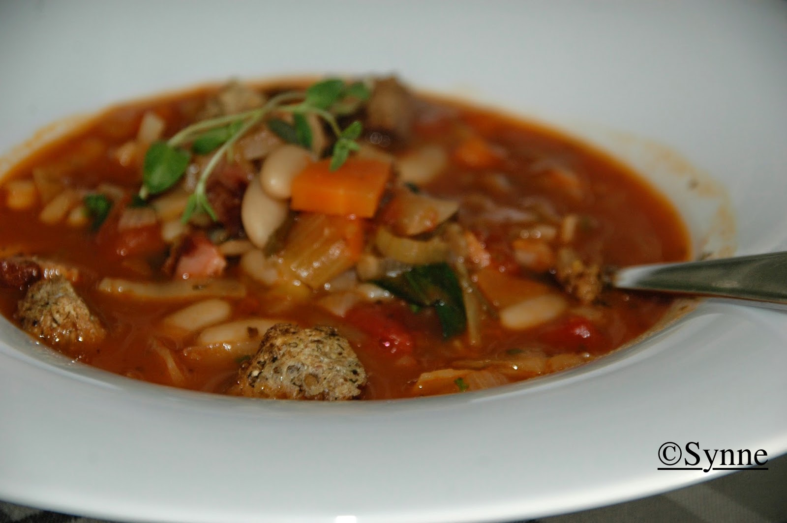 ganske enkelt: Ribollita med spinat