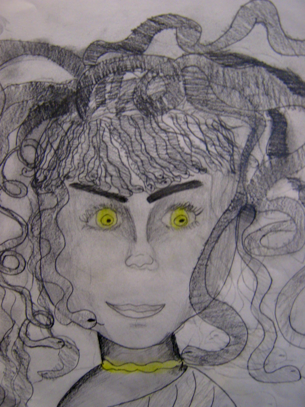 The Falcon Gallery: 7th Grade: Self Portraits