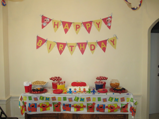 Jewish Homeschool in NYC: Elmo Birthday Party