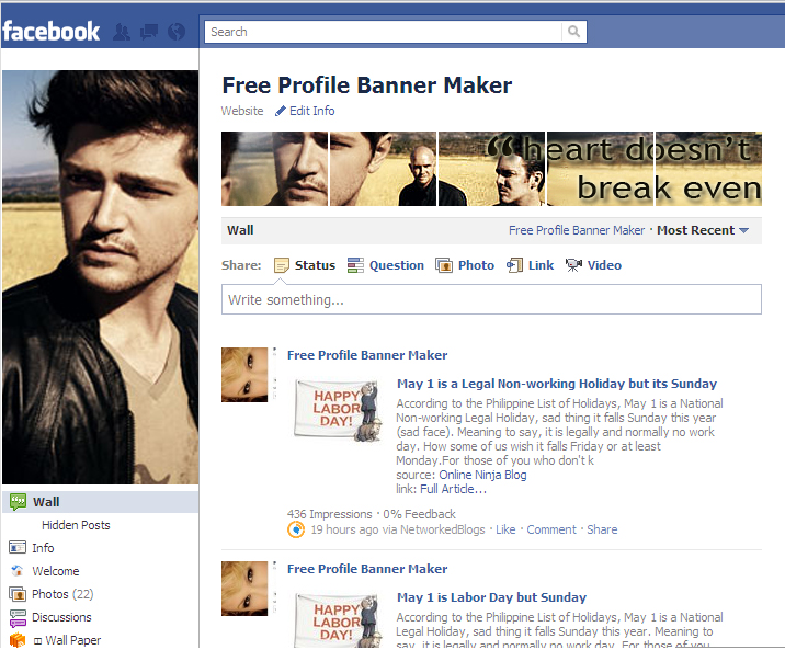 Free Facebook Profile Banner