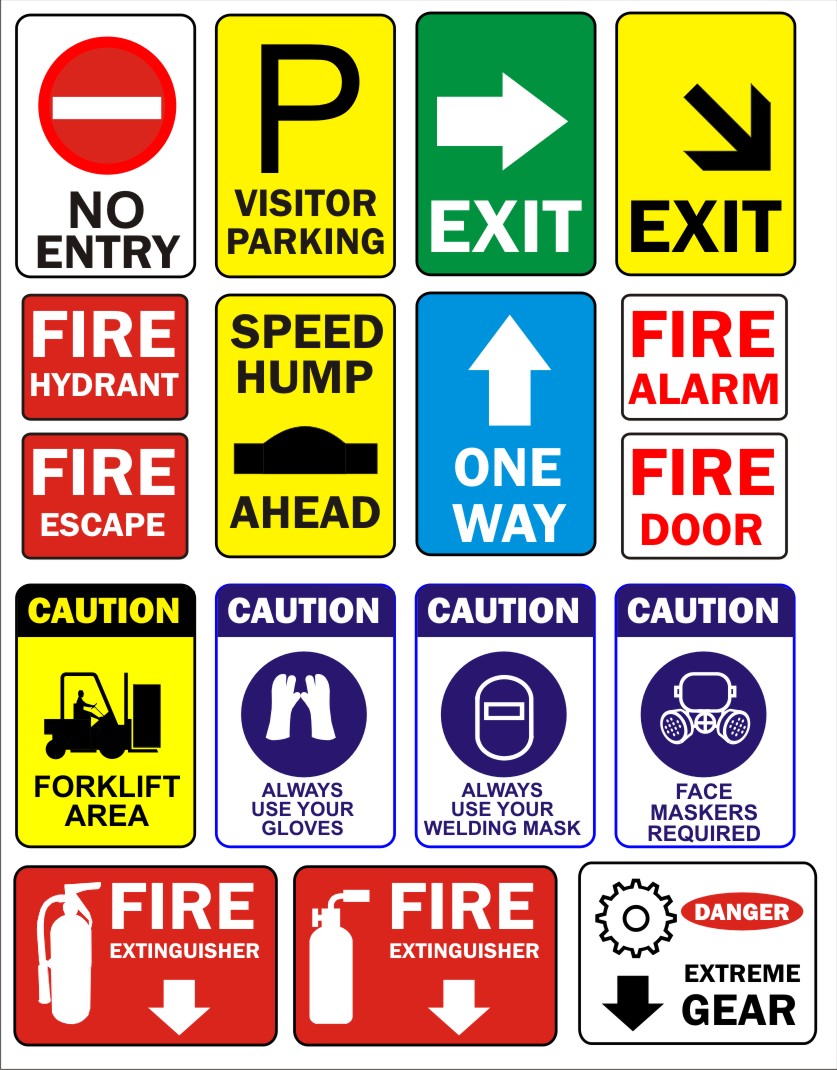 CV. Purindoson: Safety Sign (Vynil, Alumunium Plat)