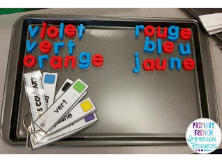 Words of the week & word work - Primary French Immersion Resources