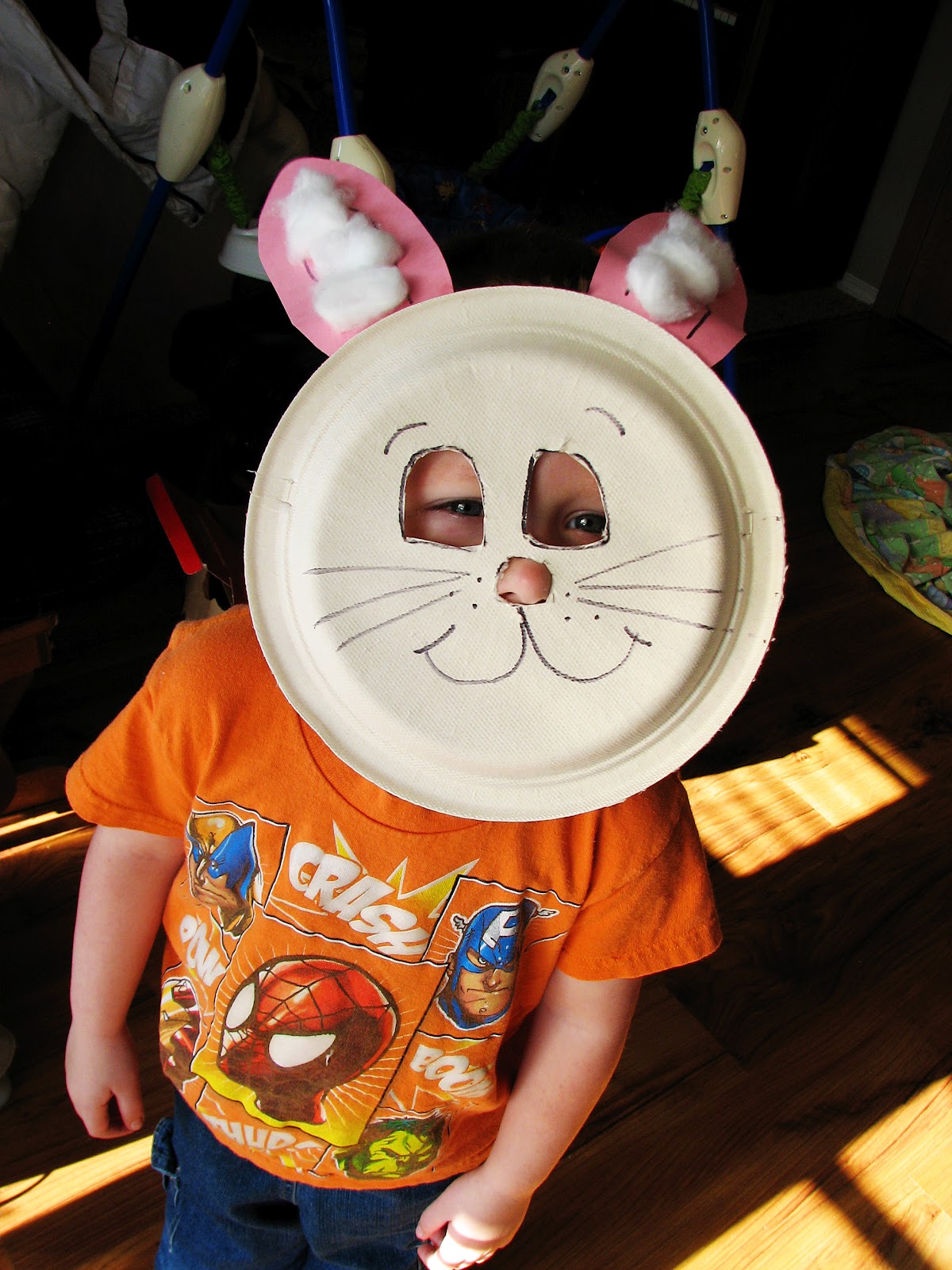 Going's on at the Glenn's: Bunny Mask